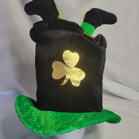 Accessories | Leprechaun Hat With Legs On Top Hat Os | Poshmark